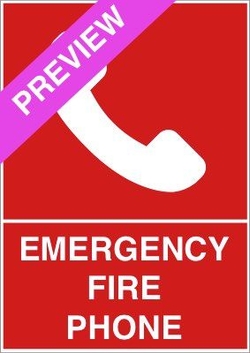 Emergency Fire Phone Red Sign Free Download | Hourly Workforce Tracking
