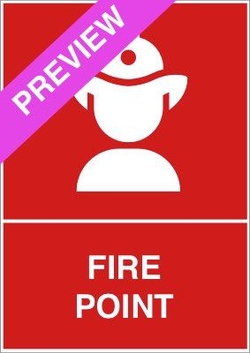 Fire Point Red Sign Free Download | Hourly Workforce Tracking